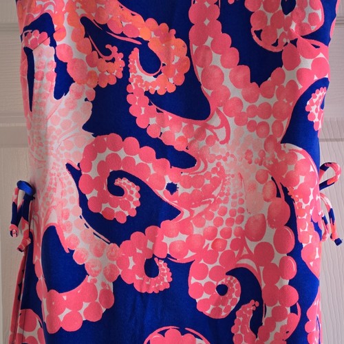 Lilly Pulitzer Donna Romper Dress Size 0 Mocean Blue Cruise Beach ...