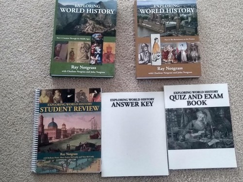 Exploring World History Homeschooling Curriculum Set - Ray Notgrass | eBay