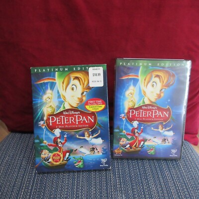 Walt Disney Peter Pan 2 Disc Platinum Edition DVD Movie New Sealed | eBay