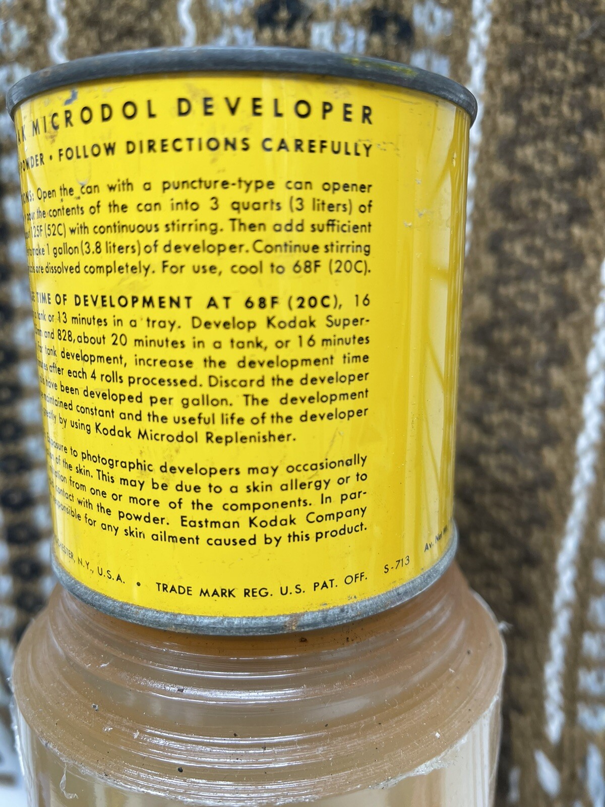 Rare KODAK Microdol Powder Fine Grain Developer For Films Makes 1 ...