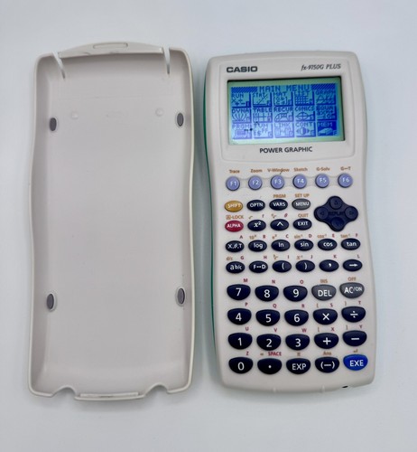Casio FX-9750G PLUS Graphing Calculator w/ Cover ~ Tested | eBay