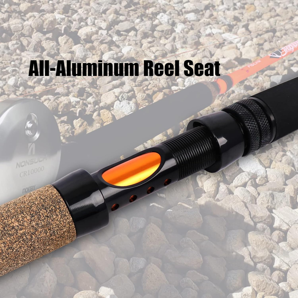 Catfish Fishing Rods, 2 Piece Catfishing Pole, Medium Heavy Spin - 7'6 ...