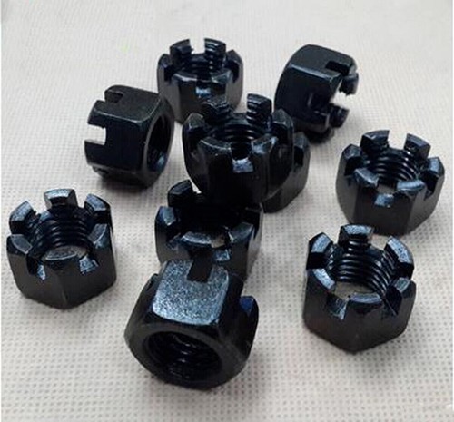 Slotted Hex Castle Nut Coarse Fine Thread All Sizes M5 M6 M8 M10 M12 ...