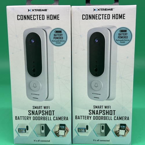 2X Xtreme Connected Home Smart WIFI Snapshot Battery Doorbell Camera #9 ...