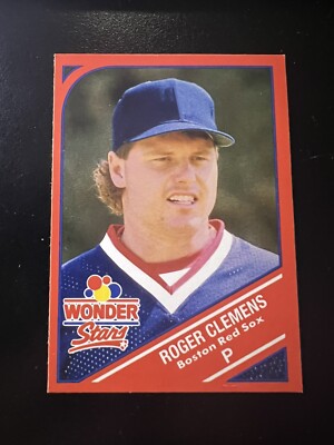 1990 Wonder Bread Stars - #2 Roger Clemens Boston Red Sox | eBay