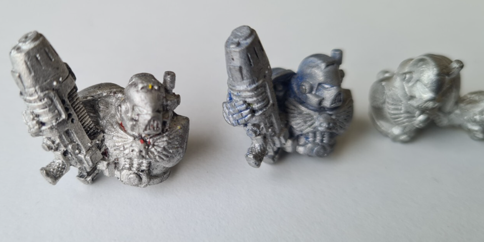 Warhammer 40k Metal 2nd Edition Space Marine Biker with Plasma Gun x2 ...