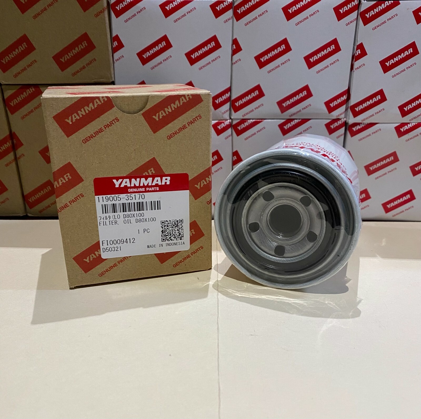 Yanmar 119005-35170 Oil Filter Fits GM YM 3JH series engines 2QM15 for ...