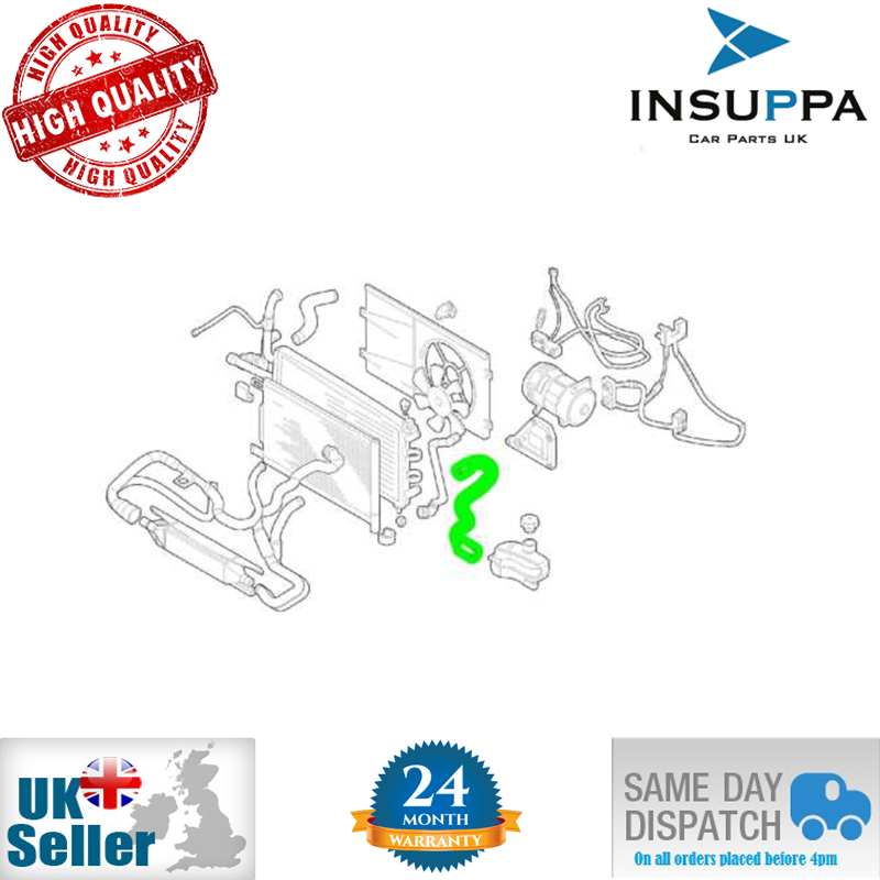 Water Hose Thermostat Housing Header Tank For Vauxhall Opel Corsa D MK3 ...