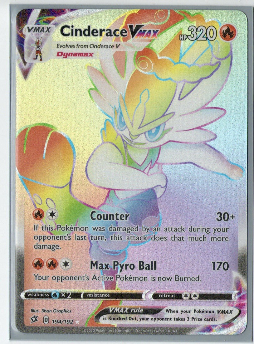 cinderace v max 192 For Sale - MAVIN