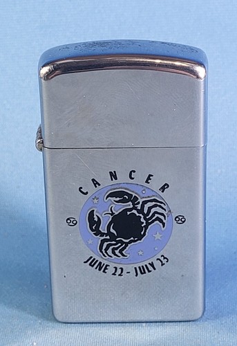 Vintage Zippo Cancer the Crab Zodiac Sign Lighter | eBay