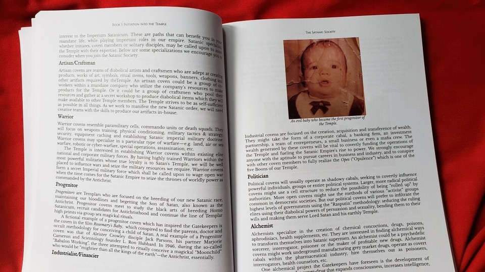 Temple of Satan: Pact With the Devil Large Full Color Devil Worship ...