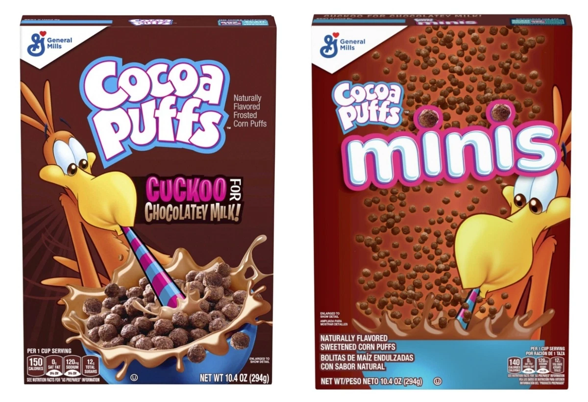 Cocoa Puffs Cereal Box Cover