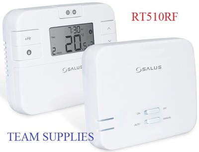 Salus RT510RF Wireless Programmable Room Thermostat RF Stat Replaces ...