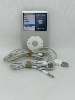 Apple iPod Classic 6th Generation 160GB Silver Model A1238 Small Screen ...