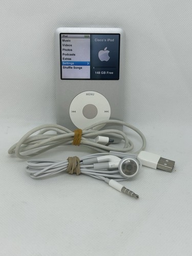 Apple iPod Classic 6th Generation 160GB Silver Model A1238 Small Screen ...