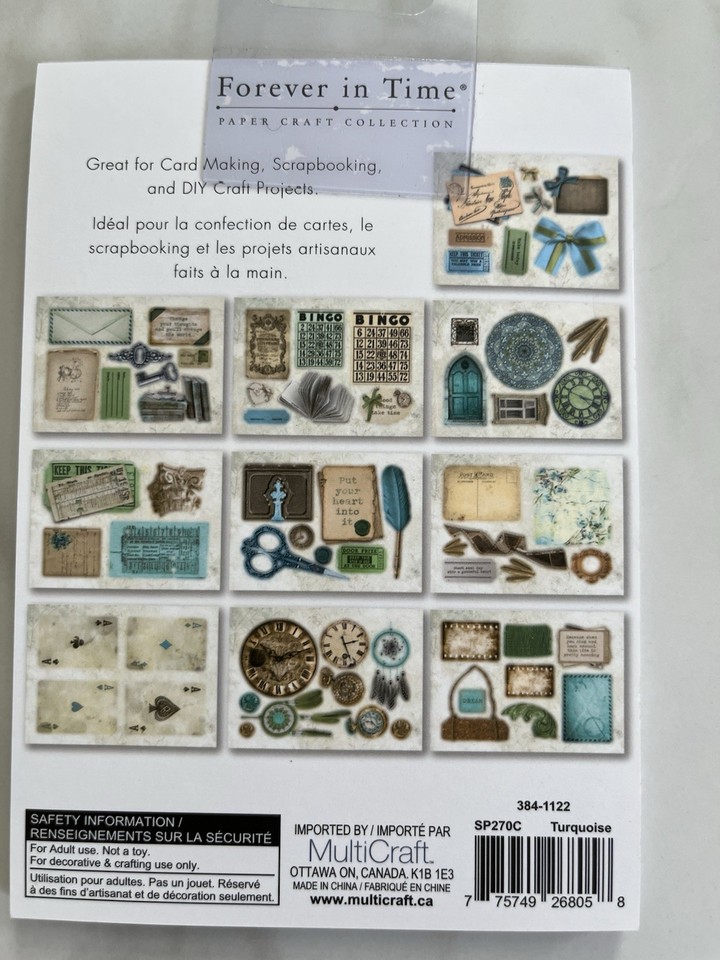 FOREVER IN TIME Paper Craft Collection Die Cut Pad (130+ Pieces) | eBay