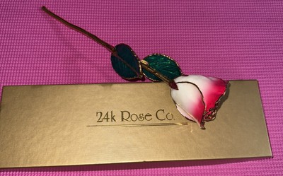 gold plated real rose gold dipped rose 24K Gold Foil Rose Flower Mother ...