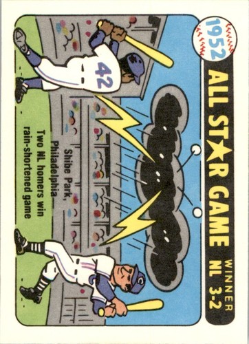 1981 LAUGHLIN ALL-STAR GAME - #1952 JACKIE ROBINSON & HANK SAUER ...