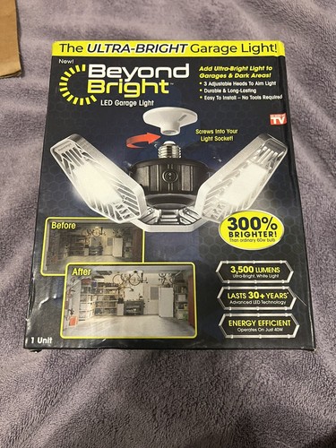 Beyond Bright LED Ultra-Bright Garage Light - White Model 19010 BRAND ...
