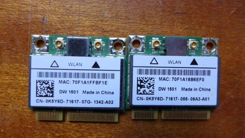 DELL INSPIRON N5010 M5010 M501R WIFI WIRELESS CARD DW 1501 K5Y6D ...