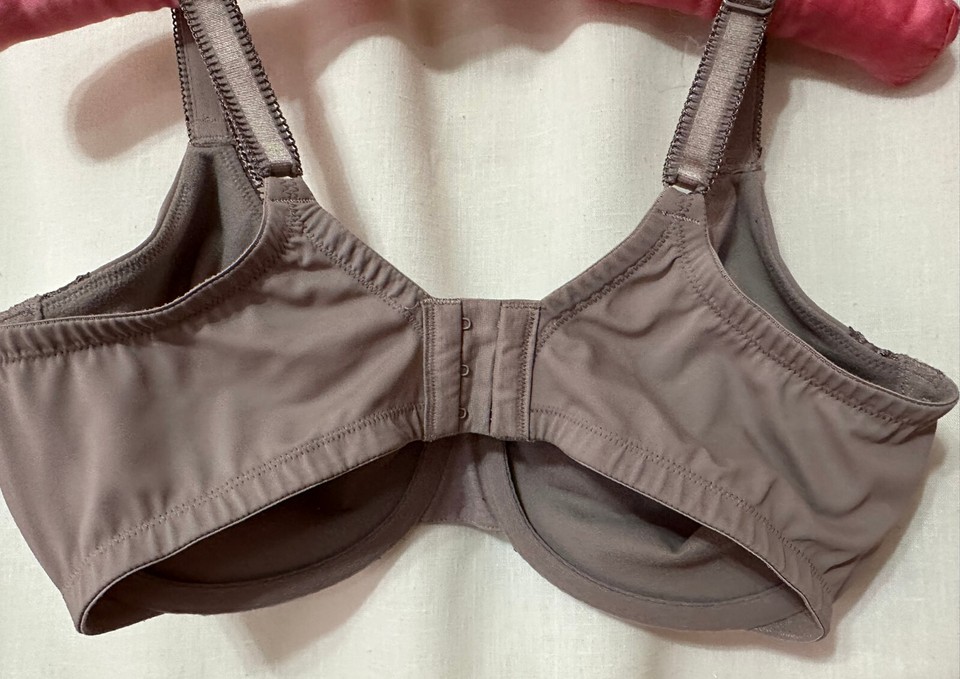 Olga 36DD Luxury Lift Bra Taupe Brown with Lace Style #35063 Underwire ...