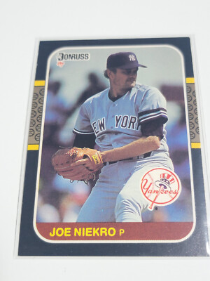 JOE NIEKRO 1987 Donruss #217. YANKEES | eBay