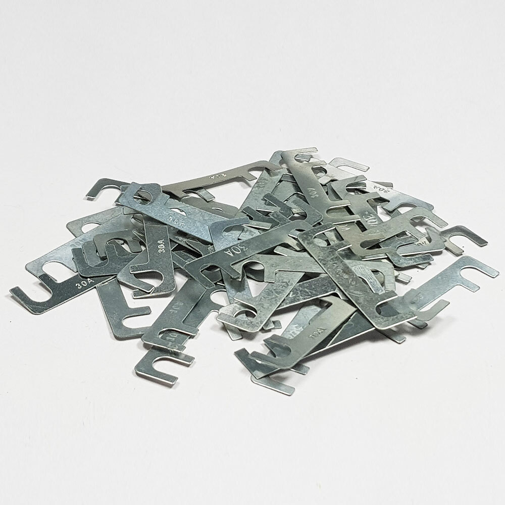 STRIP LINK FUSE 30/40/50/60/80/100 AMP CAR METAL FUSES AMPS - PACK OF 5 ...