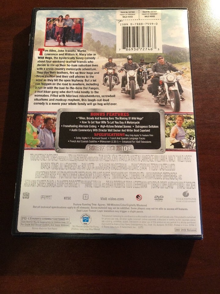 Wild Hogs (DVD, 2007) 786936727463| eBay