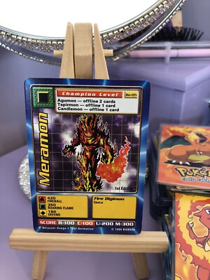 Digimon Meramon 1st Edition 1999 Bandai Card | eBay