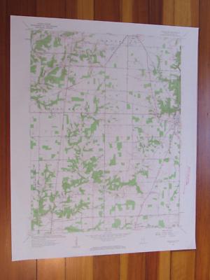 Versailles Indiana 1963 Original Vintage USGS Topo Map | eBay
