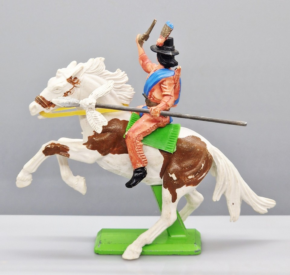 Britains Deetail Mounted Apache Indian on Pinto Horse - Ref 893 | eBay UK
