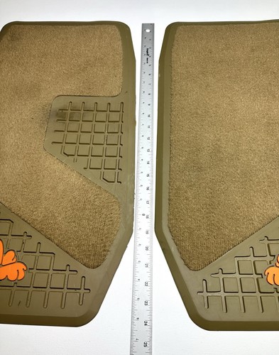 Rare Vintage 80’s Garfield Floor Mats Tan Plasticolor Universal Car ...
