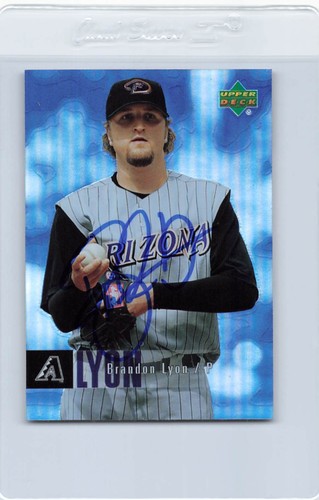 2005 Upper Deck #19 Brandon Lyon Diamondbacks Signed Auto *J2796 | eBay