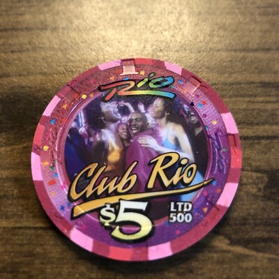 $5 rio club rio obsolete las vegas nevada casino chip | eBay