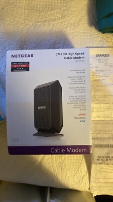 NETGEAR CM700-1AZNAS DOCSIS 3.0 Cable Modem 32x8 for Xfinity by Comcast ...