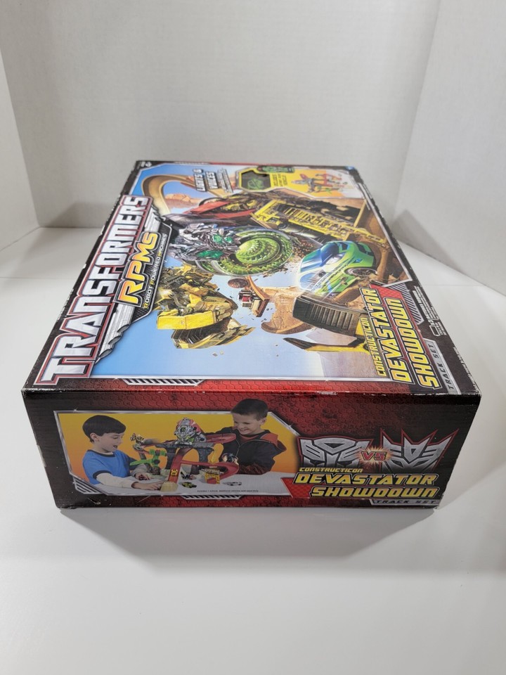 Transformers RPMs Construction Devastator Showdown Race Track Set New ...