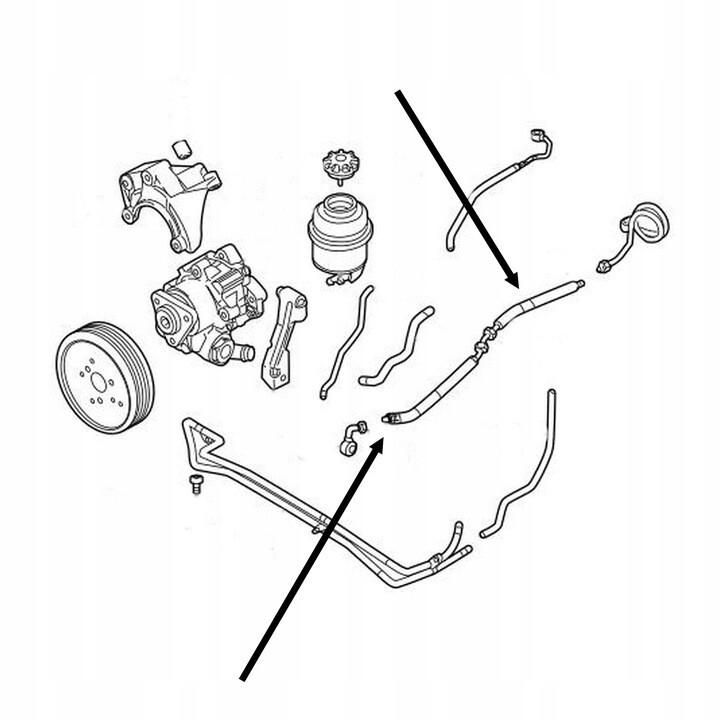 AUDI A6 C6 (Avant, Allroad) Schlauch Servolenkung 4F1422893AJ | eBay.de