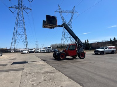 2018 8K Skyjack Telehandler with 987 pound steel scrap basket | eBay