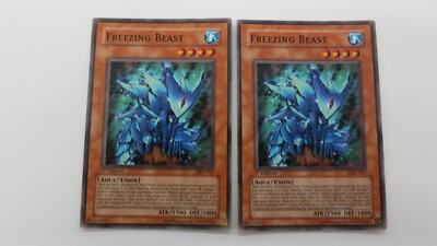 2x FREEZING BEAST MONSTER MFC-017 1ST EDITION COMMON YUGIOH NM | eBay