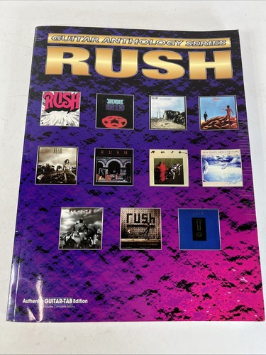 RUSH: GUITAR ANTHOLOGY SERIES (AUTHENTIC GUITAR-TAB By Warner Bros ...