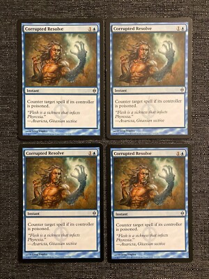 4x Corrupted Resolve NM-Mint, English New Phyrexia MTG Magic | eBay