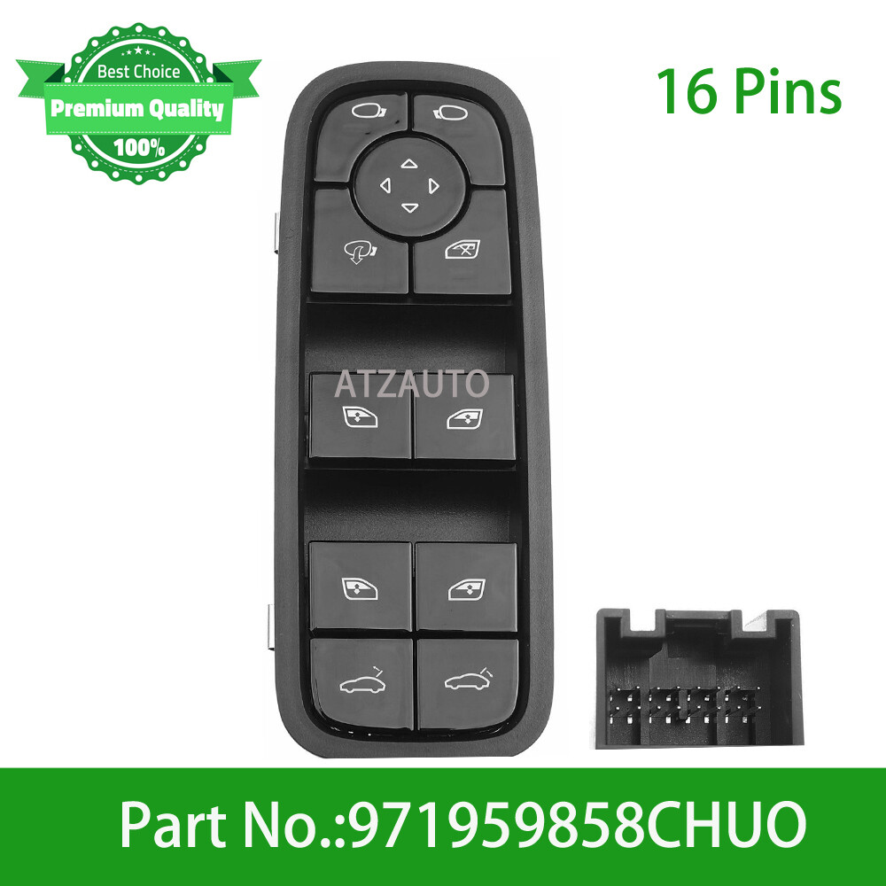 New Master Power Window Switch For Porsche Panamera 17-20 971-959-858-C ...