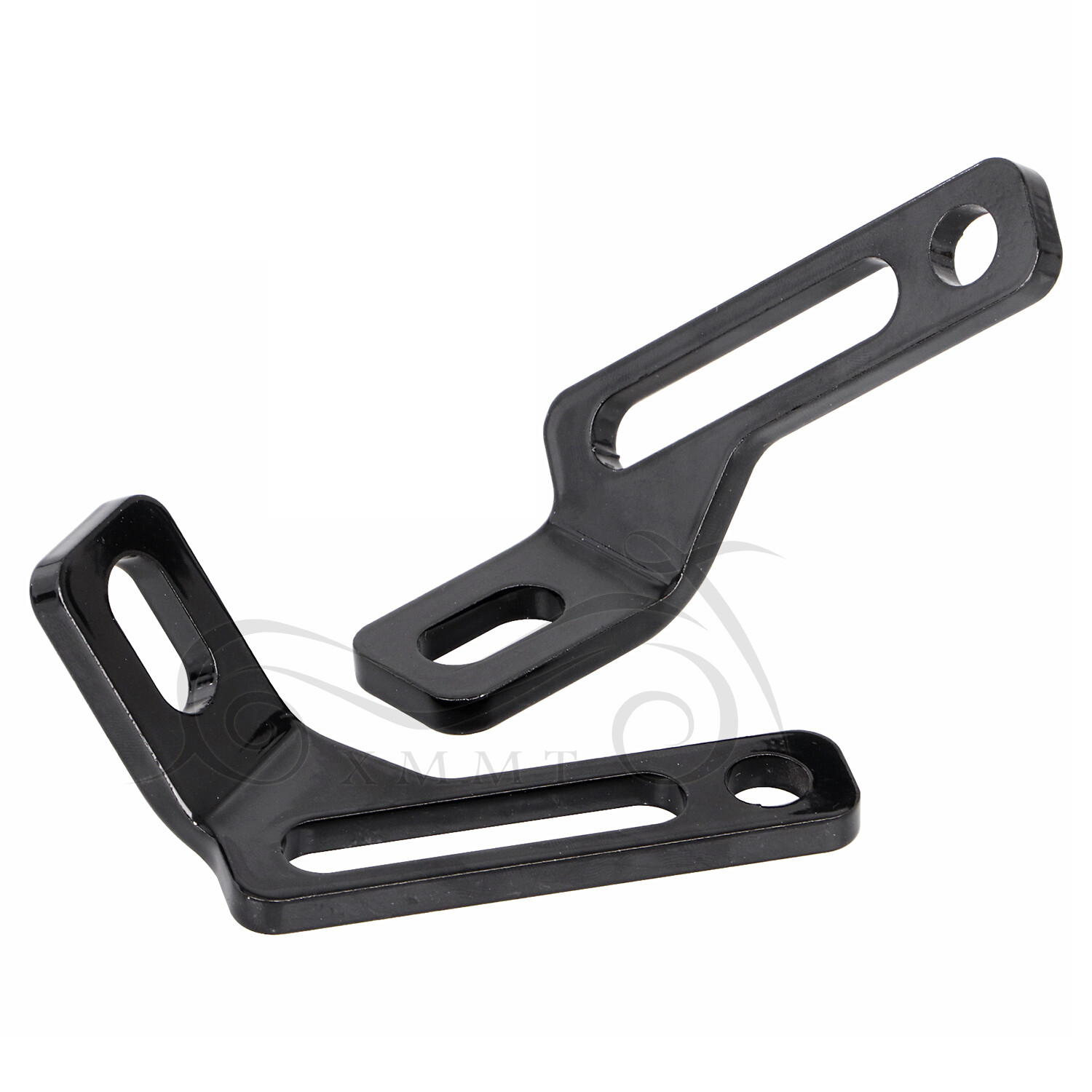 Pair Black Rear Tie Down Brackets For Harley Touring Street Road Glide ...