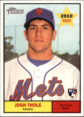 2010 Topps Heritage #68 Josh Thole Mets NM-MT (RC - Rookie Card) | eBay