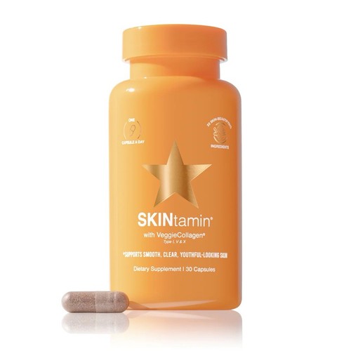 HAIRtamin SKINtamin –Vegetarian Collagen Vitamin C Supplement for Skin ...