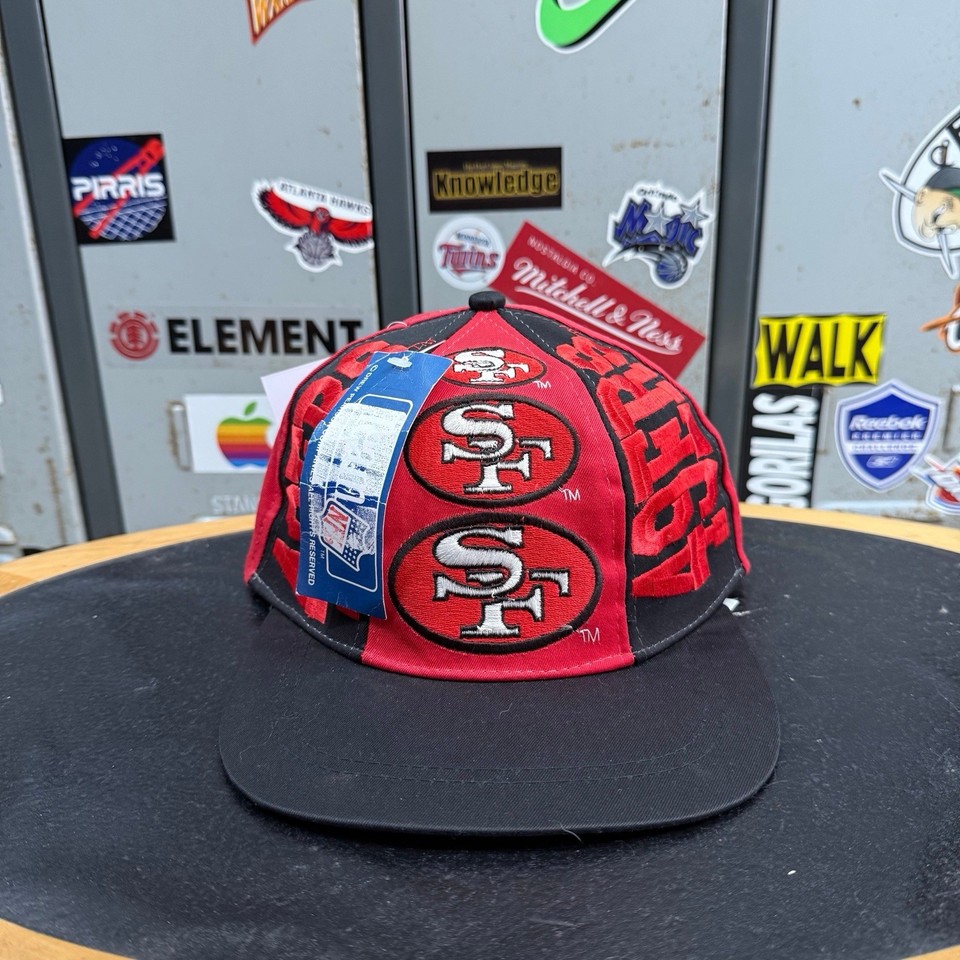 BNWT Vintage San Francisco 49ers 90’s Drew Pearson Cap Hat Snapback ...