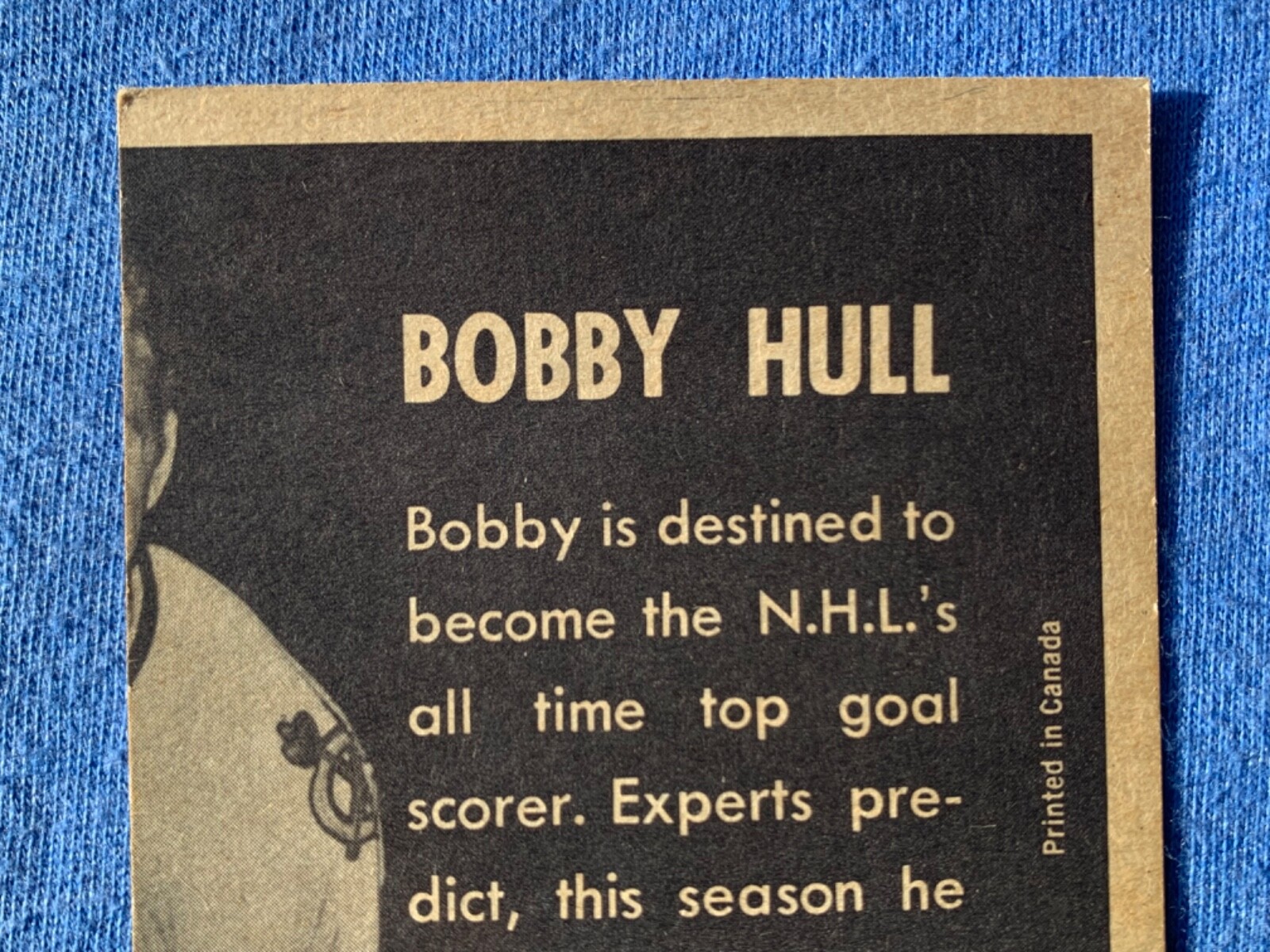 1967-68 TOPPS HOCKEY BOBBY ORR ROOKIE CALDER MEMORIAL TROPHY #118 ...