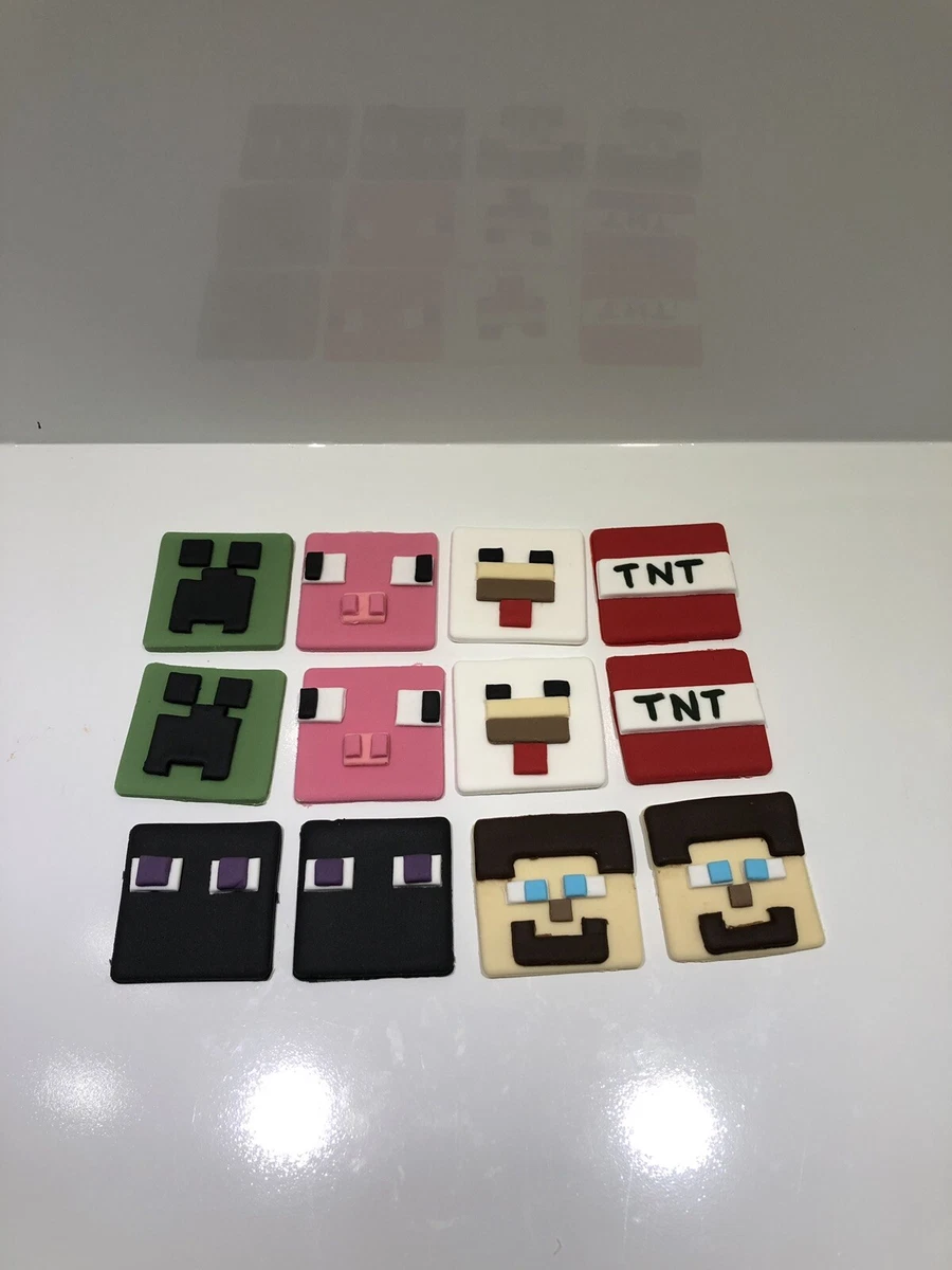 Minecraft Fondant Cupcakes