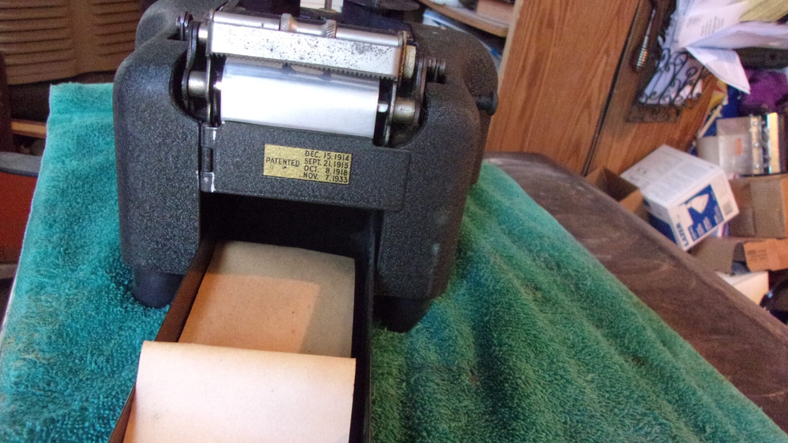 ANTIQUE TYPEWRITER STENOTYPE COURT RECORDING IN CASE 1933 | eBay