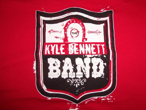 Kyle Bennet Band Texas Rock Band Red 50/50 Graphic Print T Shirt - XL ...